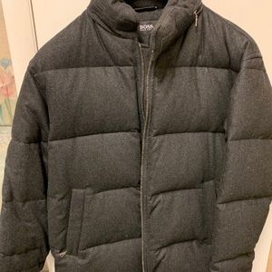 Hugo Boss | Jackets & Coats | Hugo Boss Down And Wool Winter Coat ...